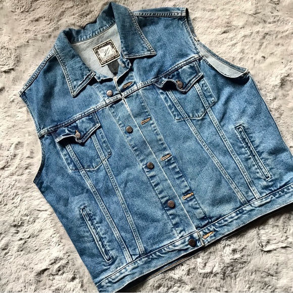 First Impressions | Jackets & Coats | Mens Large A Denim Vest From ...